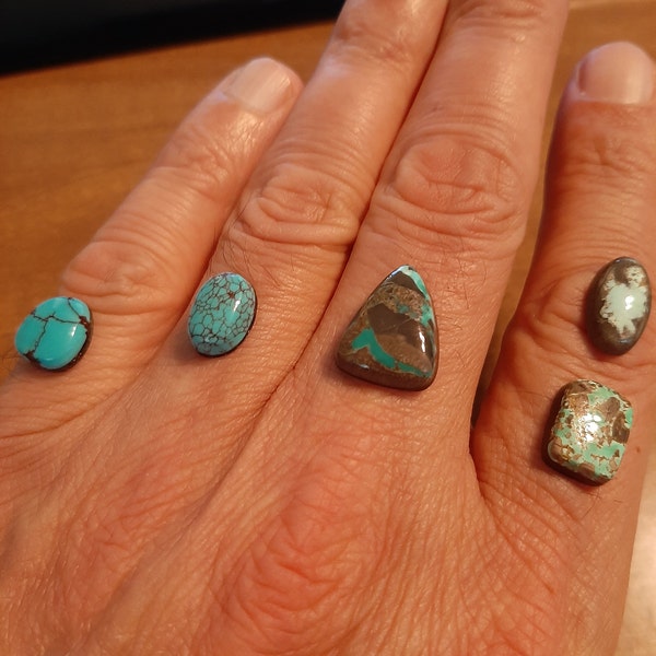 Royston Turquoise Cabochon, High End Turquoise, High Grade Turquoise ...