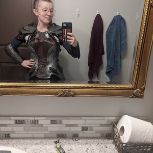 Decorated Leather Armor for Female Warrior Perfect for Role | Etsy