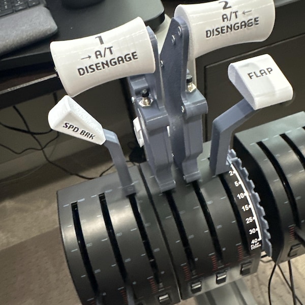 Boeing 737 Thrust Levers for Saitek Pro Flight Throttle Quadrant ...