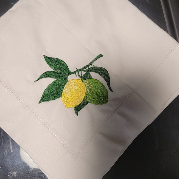 Machine Embroidery Design Lemon Branch - 2 Sizes - Etsy
