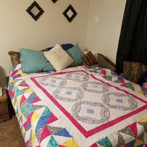 Quilt Pattern PDF //poppies and Lupine Mini Quilt Pattern // Art Quilt ...