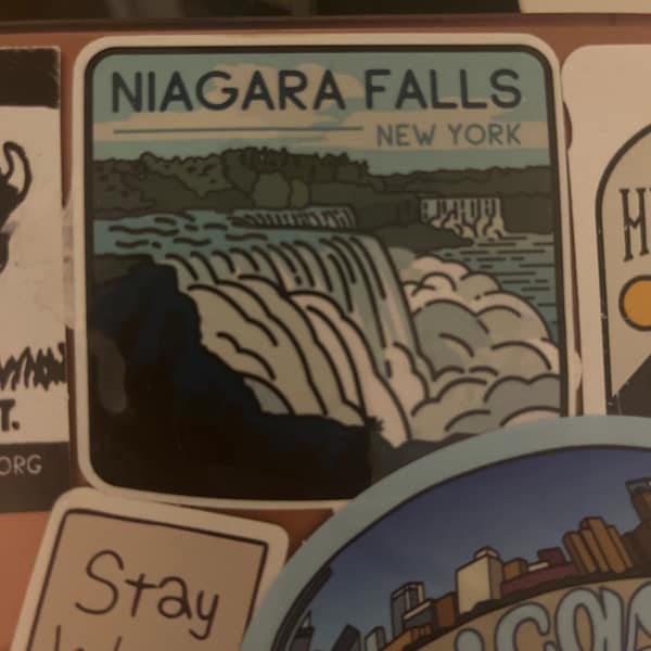 Niagara Falls Sticker: Glossy Vinyl National Park Decal - Etsy
