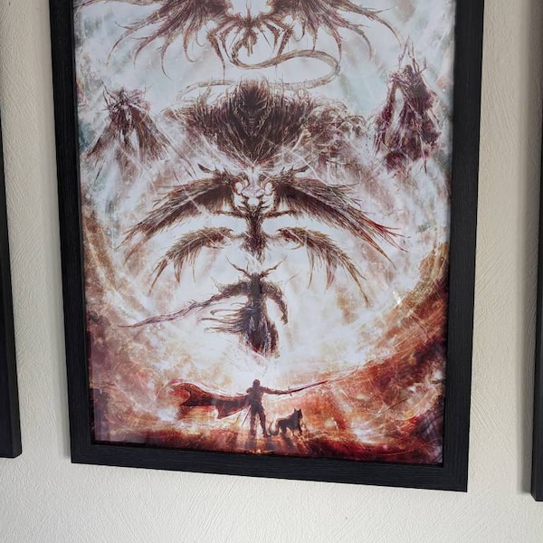 Final Fantasy XVI - Limited Edition Fine Art Print -FF16 Poster- Eikons ...