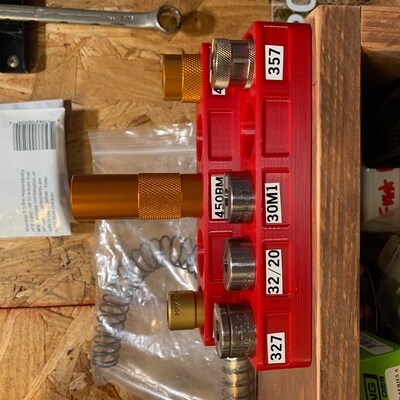 8 Shell Plate and Locator Pin Holder for Dillon 550 Reloading Machine ...