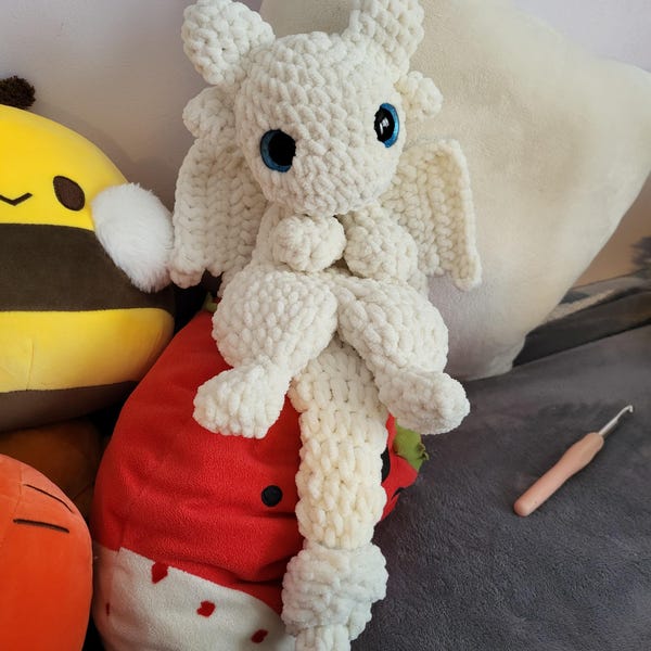 SNUGGLER Version - Nova the Fury Dragon PDF Crochet Pattern - Etsy