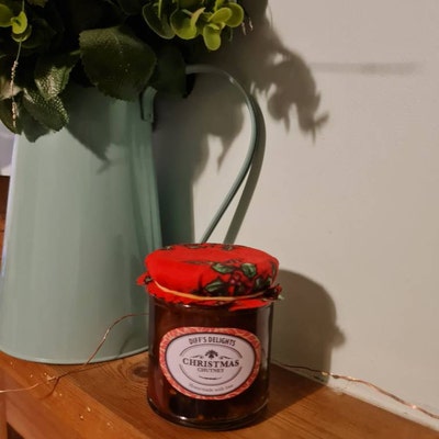 JAM COVERS Fabric 2 Sizes Avalible X 36 GINGHAM Includes Bands. 11 ...