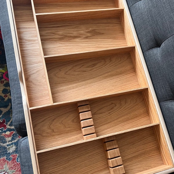 Unique Housewarming Gift. Custom Drawer Organizer With Knife Insert 4 ...