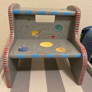 Storybook Youth Chair Hand Painted Kids Furniture Painted | Etsy