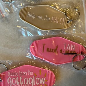 Retro Motel Keychains/ Hotel Keychains - Etsy