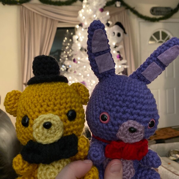 Chibi Golden Freddy Amigurumi Plush - Etsy
