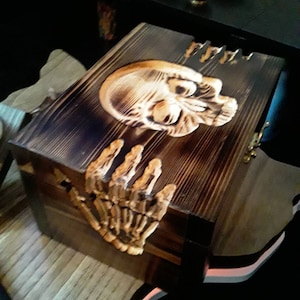 Goth Jewelry Box, Skull Box Halloween Decor Makes the Perfect Candy Box ...