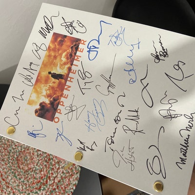 Barbie 2023 Signed Movie Film Script Screenplay X19 Autograph Margot ...