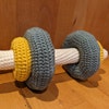 Baby Barbell set of 5 Pieces and Headband Digital PDF Crochet Pattern ...
