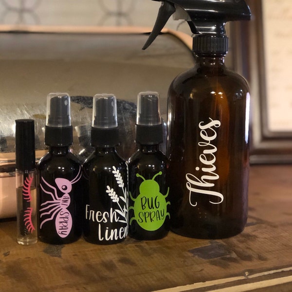 Bug Spray Label, Bug off Label, Essential Oil Labels, Bug Spray Decal ...