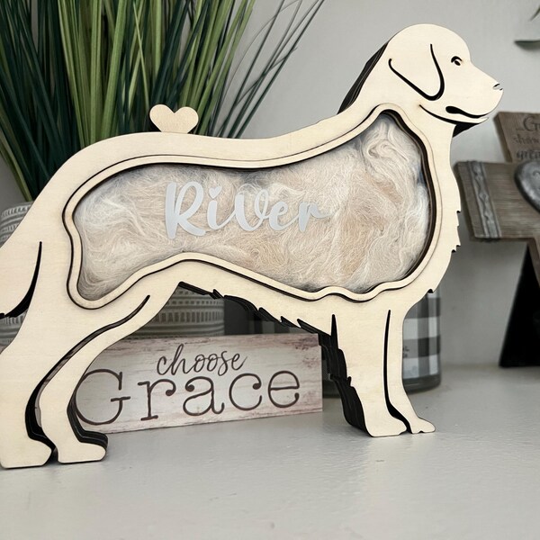 Custom Dog Frame, Dog Memorial Gift, Cat Name Photo Frame, Dog Picture ...