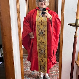 Embroidered Applique alpha Omega - Etsy