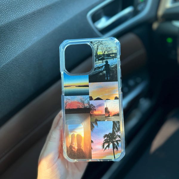 Custom Clear Photo iPhone Case, Photo Phone Case, Personalized iPhone ...