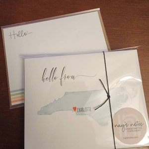 Sewing Machine Note Cards Folded Note Cards Personalized Sewing ...