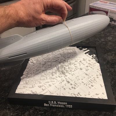 Custom 3D City Model Unique Decor Architectural Sculpture Personalized ...