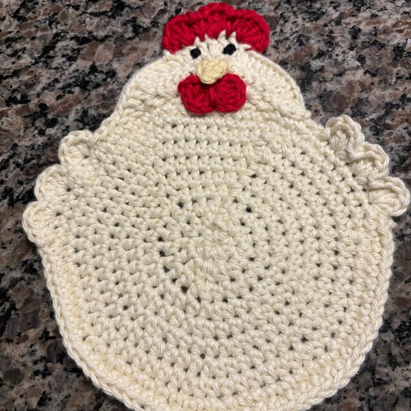 CROCHET PATTERN - Farmhouse Trivet Potholder Crochet Pattern Instant ...