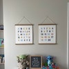 ABC Sign Alphabet Canvas Fabric Wall Hanging Kids Room Decor Playroom ...