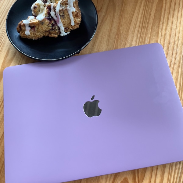 Girly Gray Purple Shell Hard Case Cover for MacBook Air 13 MacBook Pro ...