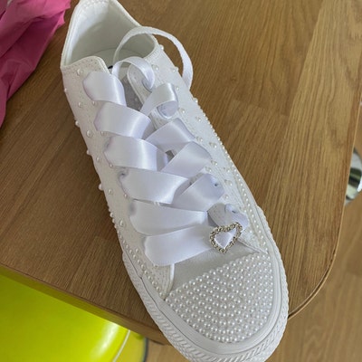 Wedding Bridal Nike Air Max 90s, Bride Nikes, Bling Trainers, Bridal ...