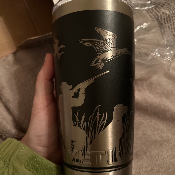 Duck Hunting Engraved Yeti Tumbler: Personalized Outdoor Gear - Etsy