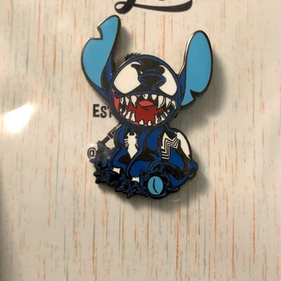 Stitchom Venom Stitch Hard Enamel Pin - Etsy