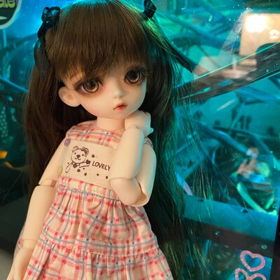 BJD Clothes Yosd Sleeveless Dress and Socks Set for 1/6 BJD Doll Outfit ...