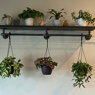 Industrial Vintage Style High Bar Table With Drink Rail Solid - Etsy