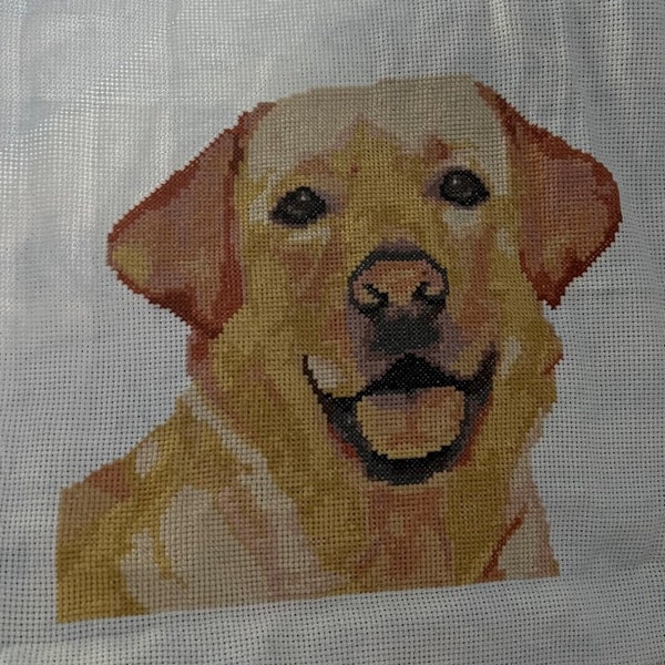 Cockapoo Cross Stitch Pattern Digital Format - PDF, Dog Portrait Cross ...