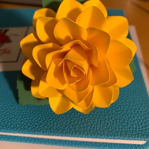 Daphne Paper Flowers Templates Video Tutorial Instant - Etsy