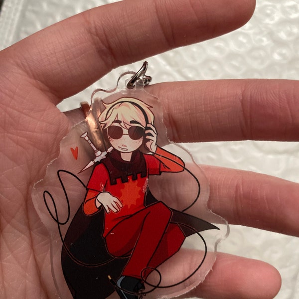 The Striders | Homestuck Acrylic Keychain Charms (dave & Dirk Strider ...