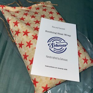 Reusable Microwave Heat Pad. Rice and Flaxseed Heating Pad. | Etsy