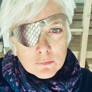 US Flag Distressed Leather Eye Patch With Adjustable Buckle Not ...