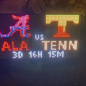 GLANCE LED Live Sport Stock Crypto LED Ticker Man Cave Decor Man Cave ...