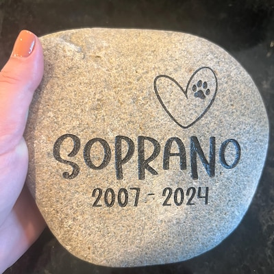 Personalized Pet Memorial Stone for Home or Garden, Dog Memorial, Cat ...