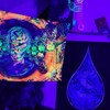 10x10m UV Reactive Ceiling Decor, Psychedelic Festival Party Blacklight ...