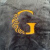 Embroidered Monogram Letter G, Embroidery Font Design File, Machine ...