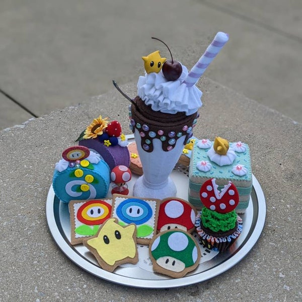 PDF Pattern for Milkshake Plushie – Felt Food Crafts – Dessert Felt ...
