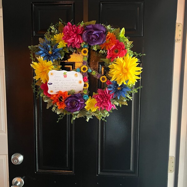 14" Bright Peace Sign - Etsy