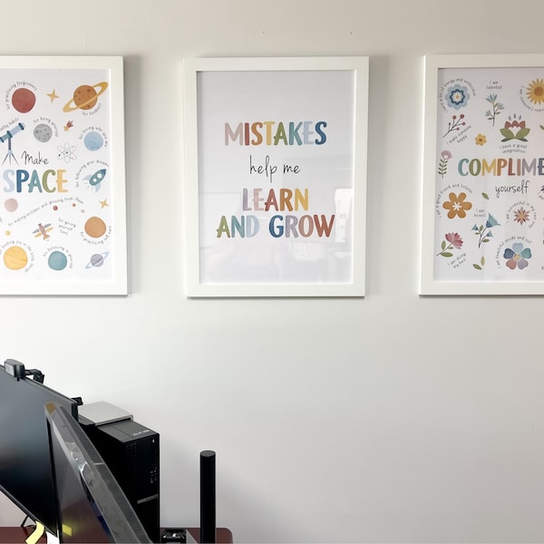 Coping Skills Poster, Therapy Office Decor, School Counselor, Anxiety ...