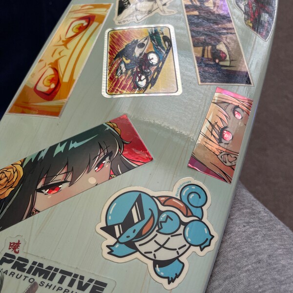 Purple Gyokuto Bunny Rabbit Yokai Square Art Print - 8 Inches Wide, 8 ...