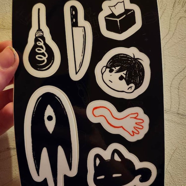 Omori 4x6 Sticker Sheet - Waterproof, Uv-protected, Durable Vinyl - Etsy