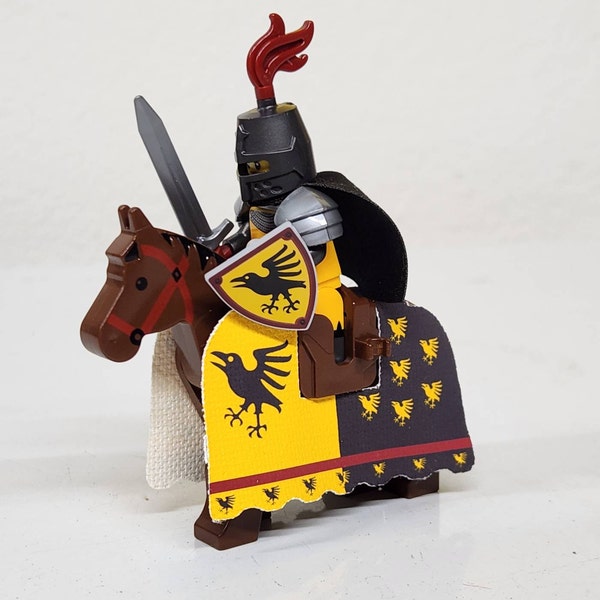 Lego Castle - Fabric Horse Barding - Medieval Jousting - Etsy