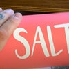 SALTY. Vinyl Decal Bumper Sticker, Set of 2 Salty Beach, Salty Bitch ...