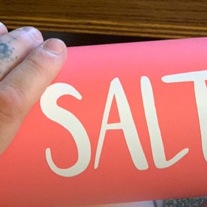 SALTY. Vinyl Decal Bumper Sticker, Set of 2 Salty Beach, Salty Bitch ...