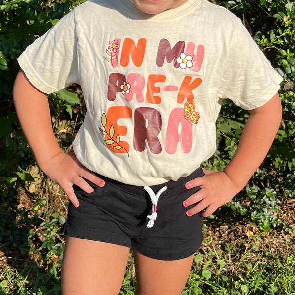In My Pre-k Era , in My Era Tee , Back to School , First Day Shirt ...