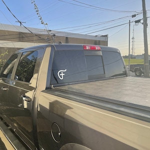 Livestock Brand Decal, Ranch Brand Decal, Livestock Brand Truck Decal ...